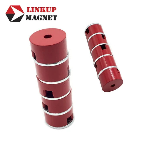 Buy Red Paint Alnico Button Magnet Red Alnico 5 Holding Magnet from ...
