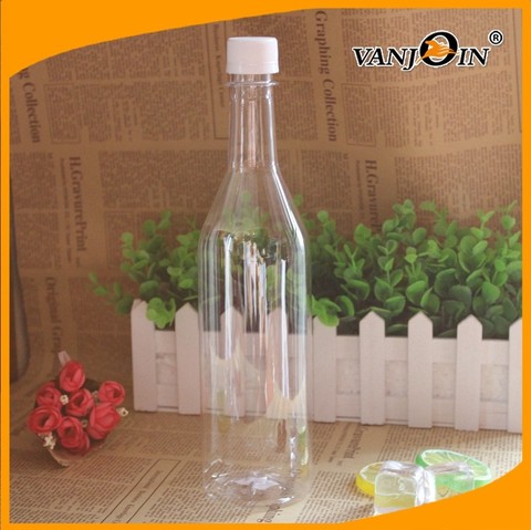 Buy Shatter-resistant Long Neck 1ltr Plastic Bottles 750 Ml Pet Plastic ...