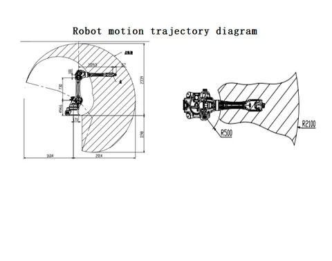 Buy Six Axis Long Span General Purpose Robot Brtirus2110a Industrial ...