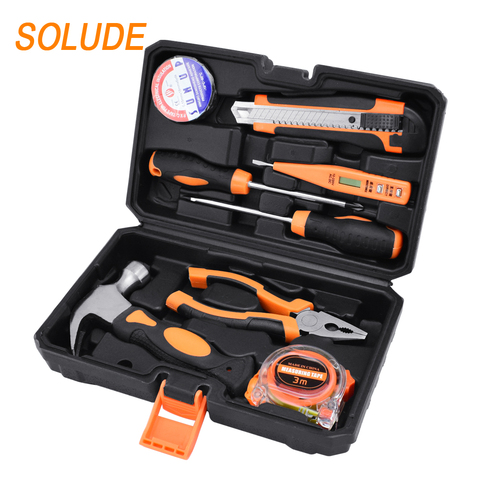 Buy Solude Plastic Toolbox Storage Case Screwdriver Plier Hammer 8 ...