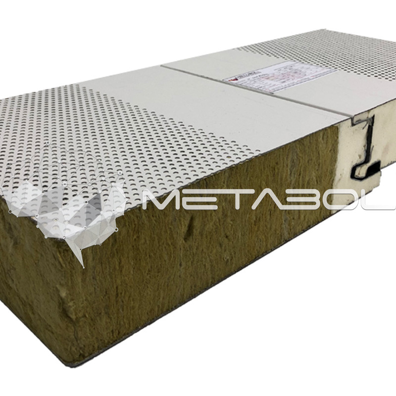 Buy Sound Absorbing Roof Wall Sandwich Panel - Galvanized Fiber Glass ...