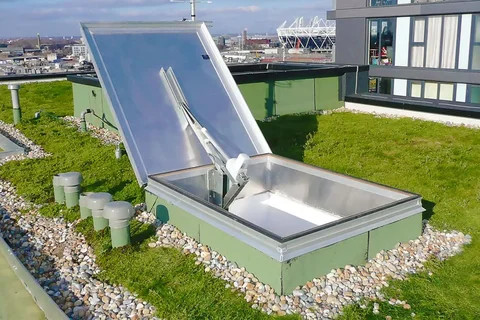 Buy Stainless Roof Access Hatch Flat Hatch Access Smoke Ventilation And ...