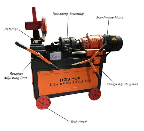 Buy Steel Rebar Straight Thread Rolling Machine Round Bar Rolling ...