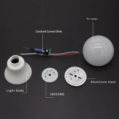 Buy Support Free Sample Skd Parts Led Bulb Light E27 E14 B22 from ...