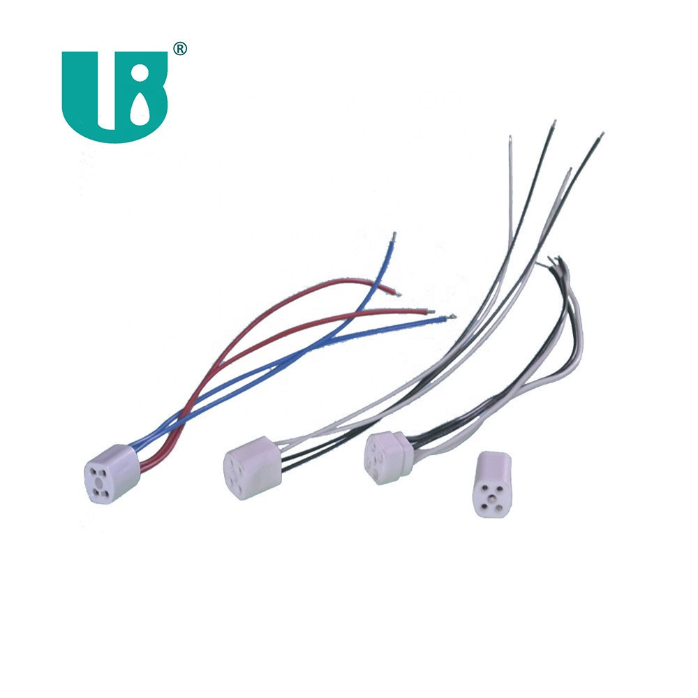 Buy T5 4 Pin Uv Lamp Socket 185nm 254nm Uv-c Germicidal Lamp Connector ...