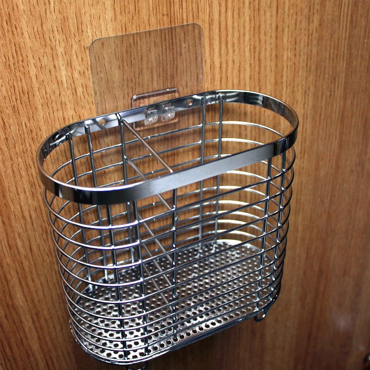 Buy Wall-mounted Stainless Steel Wire Mesh Basket With Handles from ...