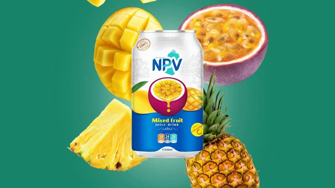 Buy Npv Brand Mixed Fruit Juice 330ml Alu Can from Nguyen Pham Viet ...