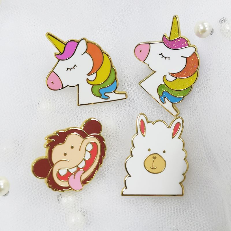 Buy Personalized Metal Crafts Custom Designed Animal Pin Badge Hard ...