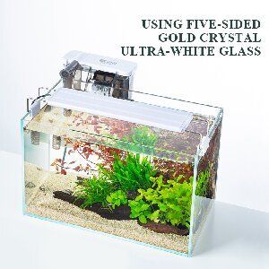 Buy Fish Tank Right Angle Glass Aquarium Glass Fish Tank Small Fish ...
