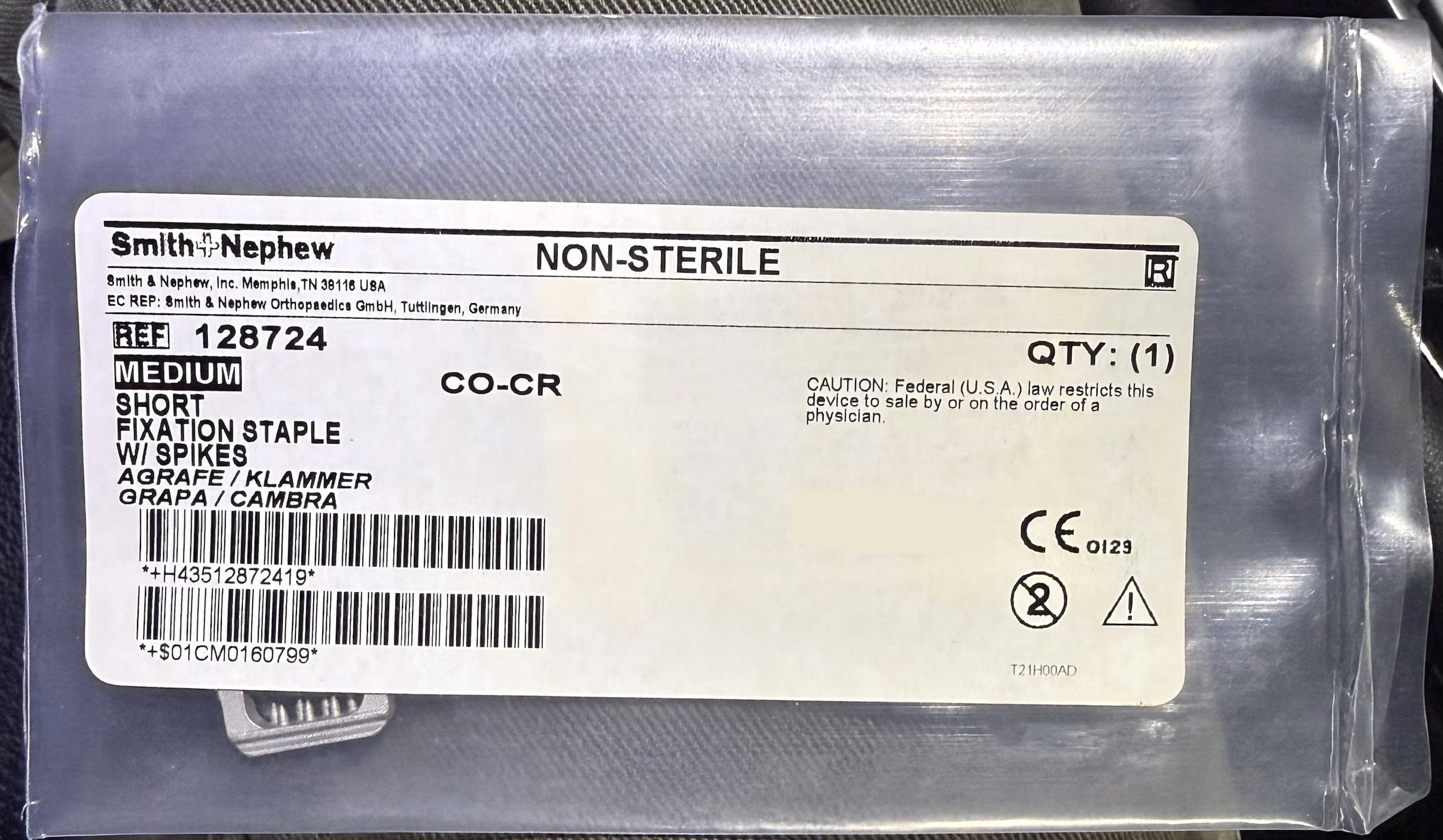 Buy Orthopedic Bone Fixation Staple from Ortho Surgical Supply, USA ...