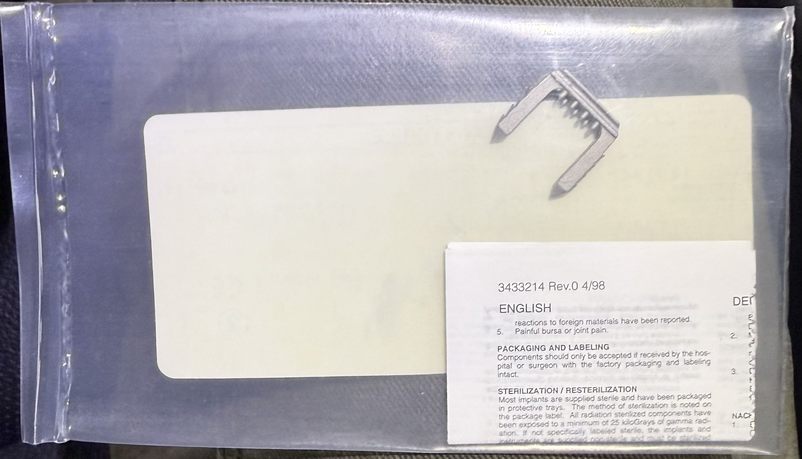 Buy Orthopedic Bone Fixation Staple from Ortho Surgical Supply, USA ...