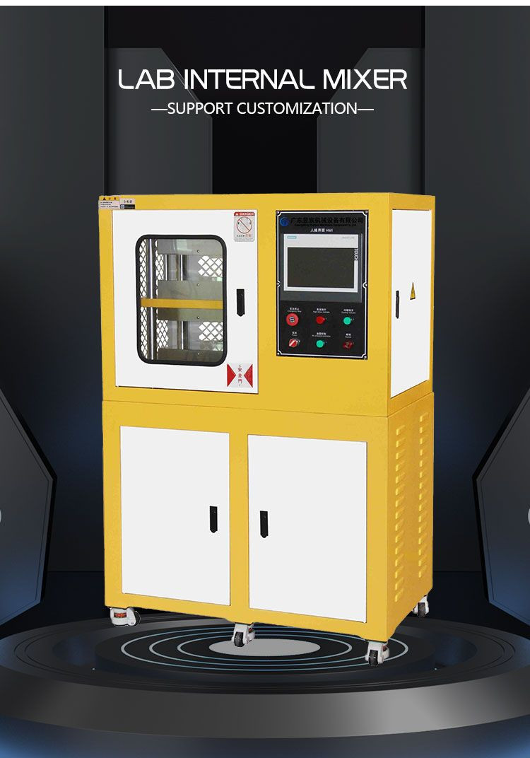 Buy Lab Vulcanizer Plc Controlled Plastic Hot Press Machine For Rubber ...