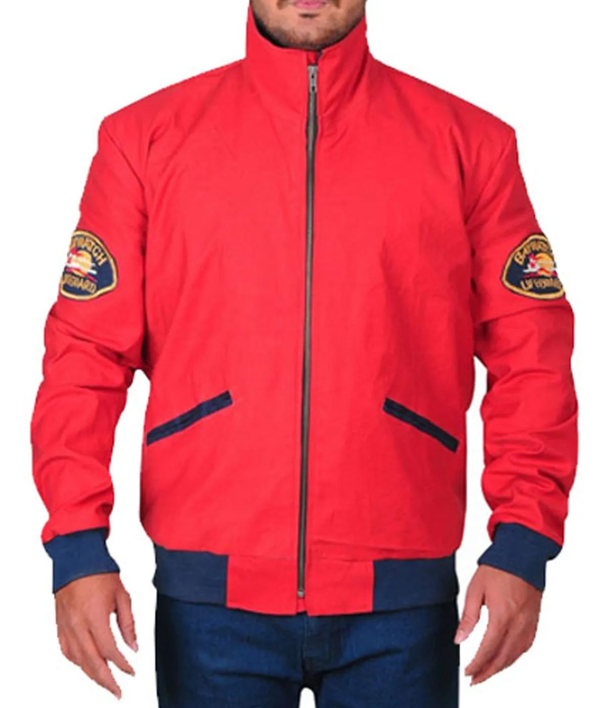 Buy Baywatch David Hasselhoff Red Cotton Jacket from TREX international ...