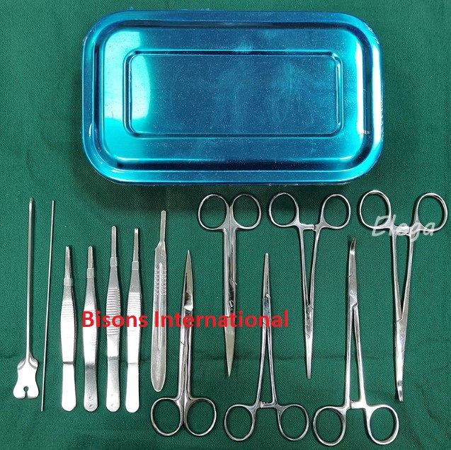 Buy 14 Pcs Minor Surgery Set | Stainless Steel Surgical Instrument Kit ...