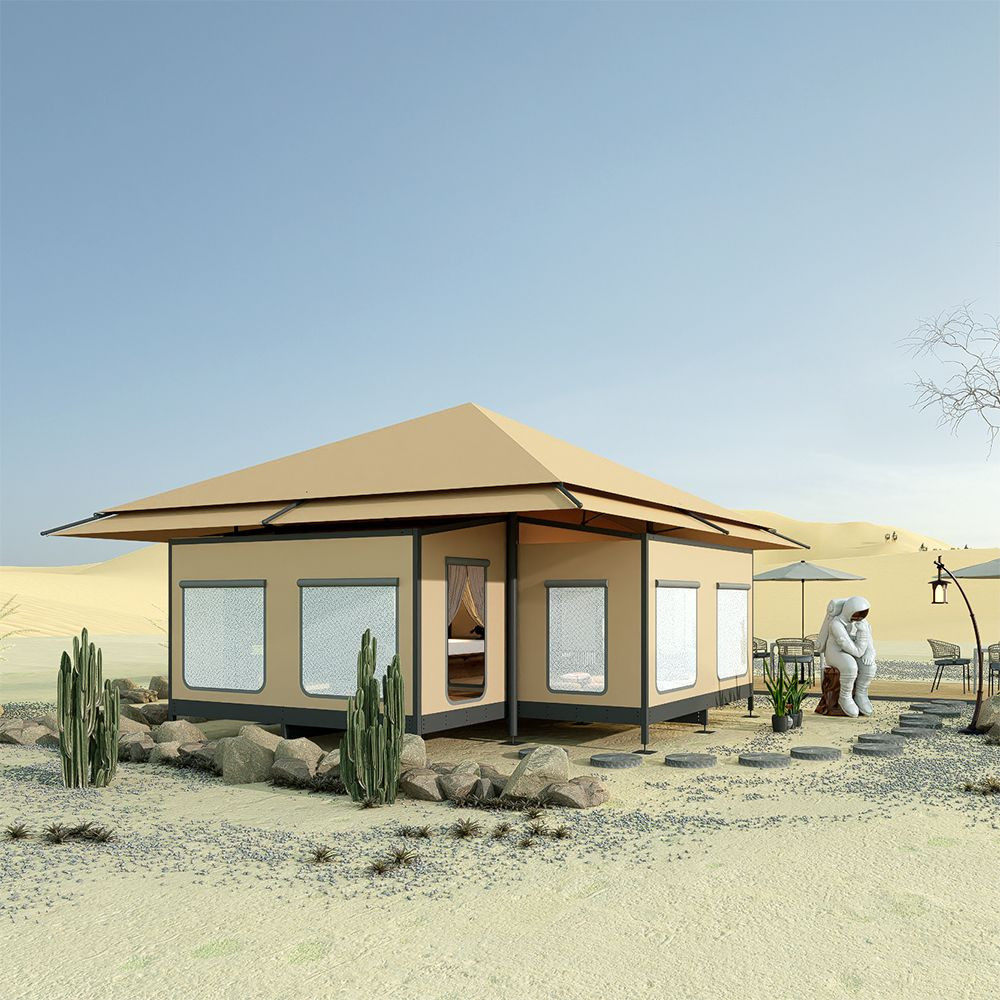 Buy Eco Tent Canvas Fabric Livable Tent from Glamping Tent Manufacturer ...