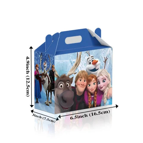 Buy 12 Pcs Frozen Princess Boxes Frezon Theme Supplies Frozn Princess ...