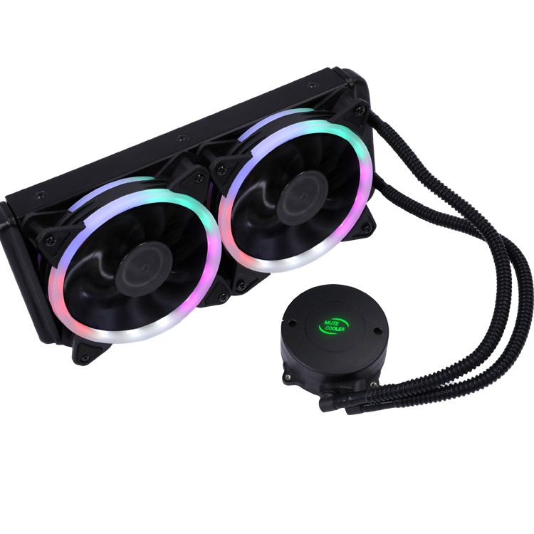 Buy 240 Liquid Water Cooling Radiator Integrated Mute Cpu Fan Desk Set ...