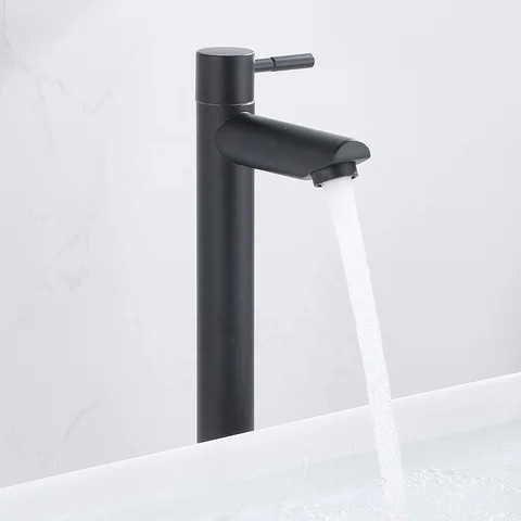 Buy 304 Stainless Steel Office Building Single Cold Water Basin Faucet ...