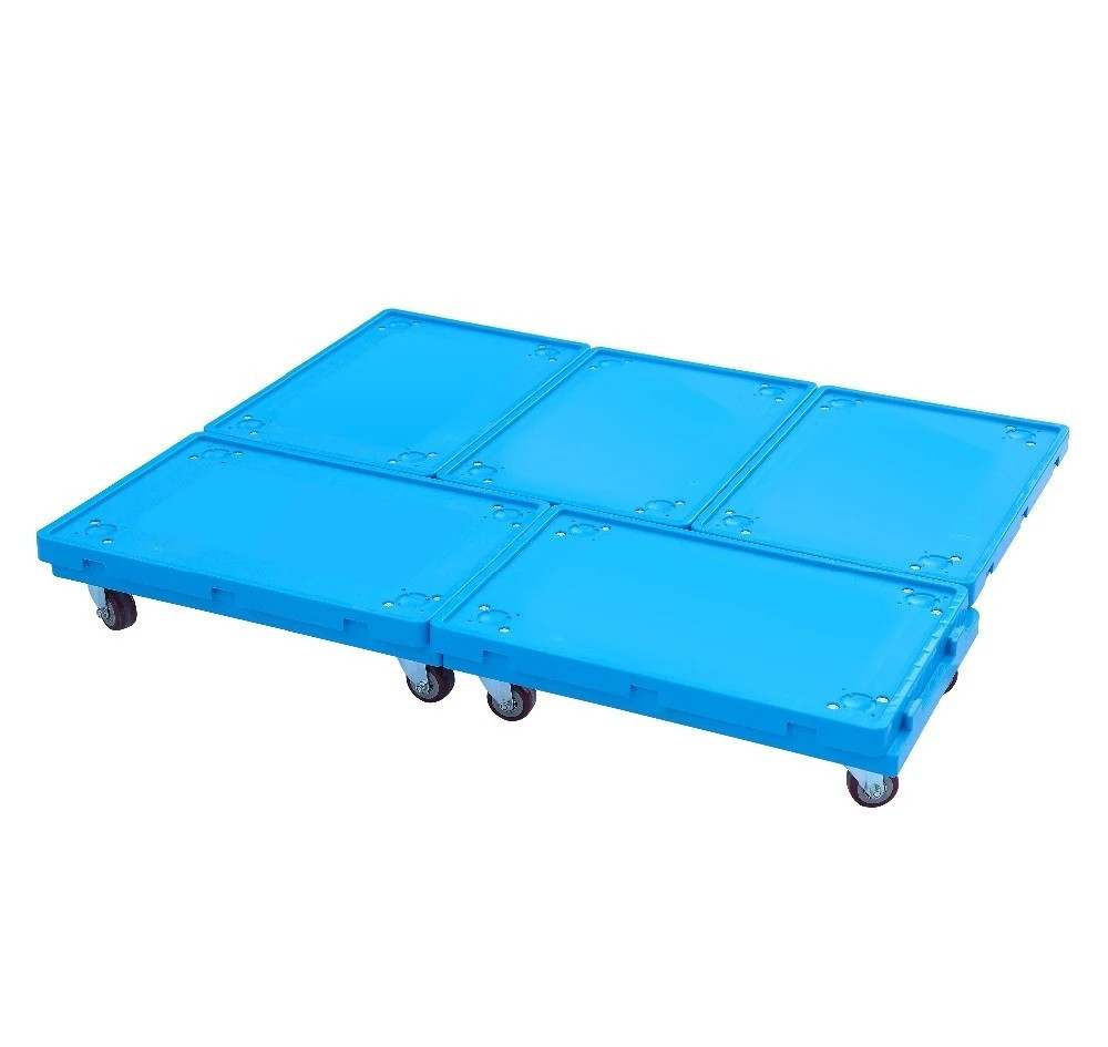 Buy 4 Trolley Wheels Plastic Moving Pallet Plastic Tote Move Dolly from ...