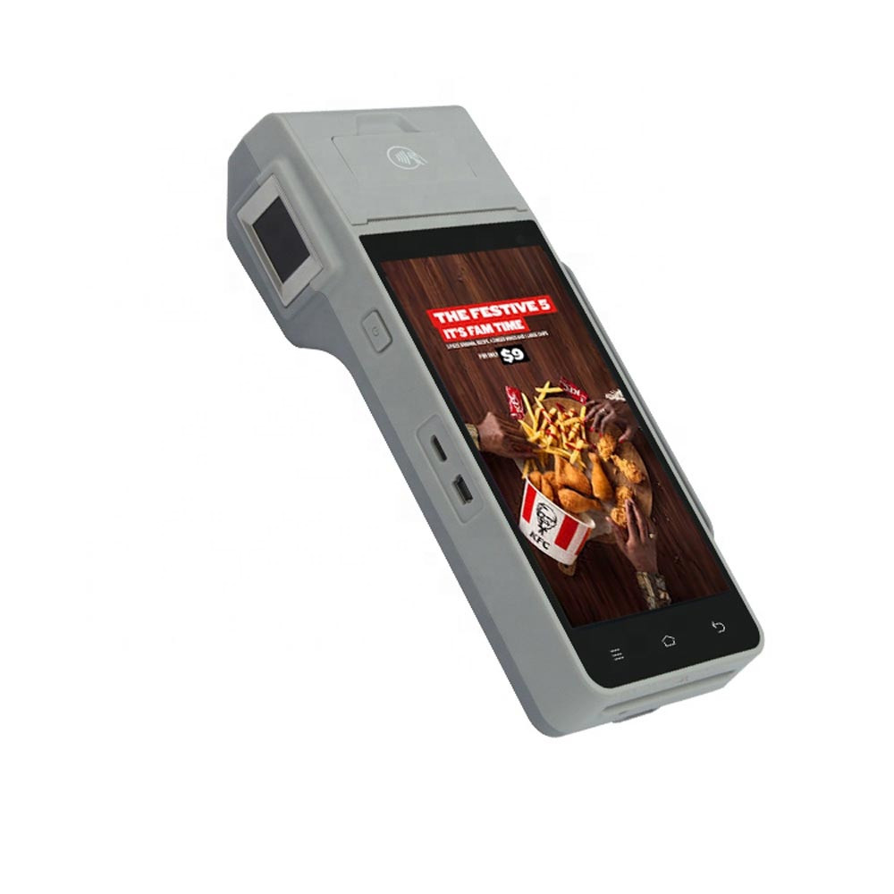 Buy 5.5 Inch Handy 4g Gps Android 9.0 Nfc Pos Terminal With Printer ...