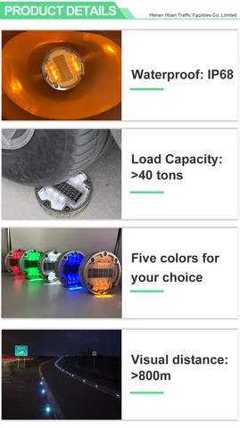 Buy 6 Safety Locks Aluminum Flush Type Solar Stud G105 Il300 Solar Road ...