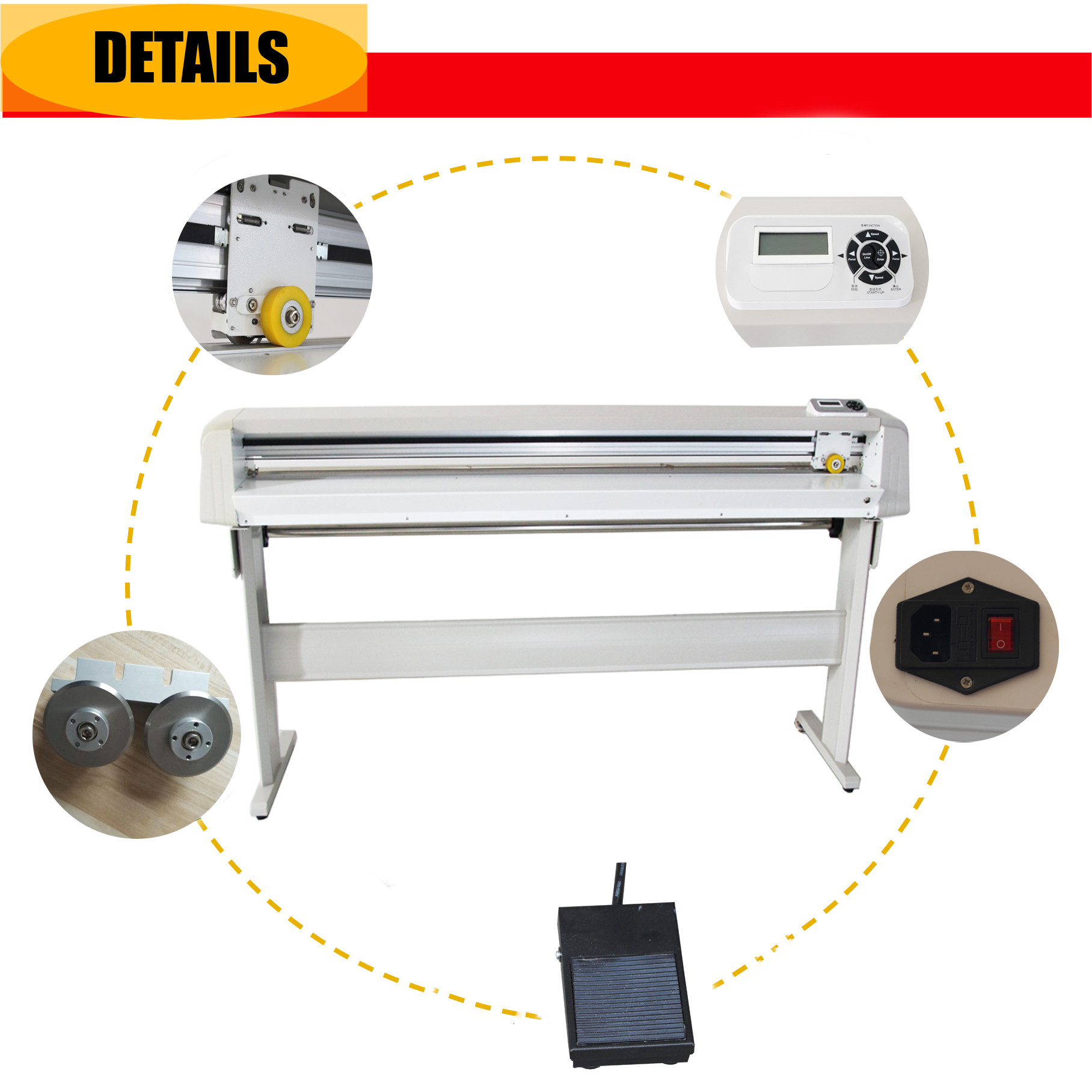 Buy 60 Inch Manual Rotary Paper Guillotine Trimmer Cutter Machine from ...