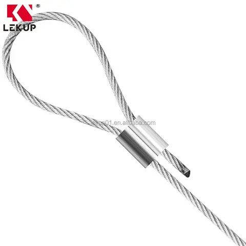 Buy Aluminum Crimping Double Barrel Set Ferrule Loop Sleeve Double ...