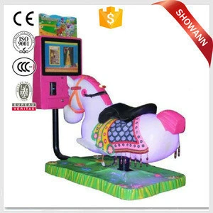 Buy Amusement Kids Ride Coin Operated Horse Racing Game Machine from ...