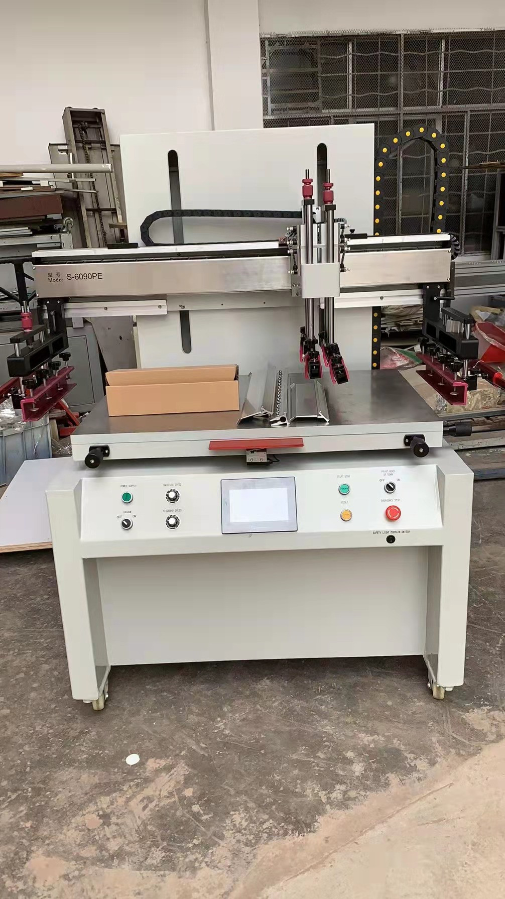 Buy Automatic Flat Bed Serigraphie Screen Printing Machine With Vacuum ...