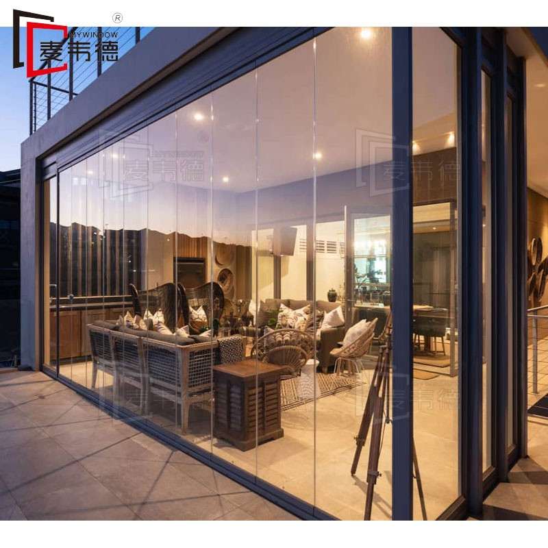 Buy Blue Tinted Glass Sliding Window Butt Joint Glass Window Materials ...