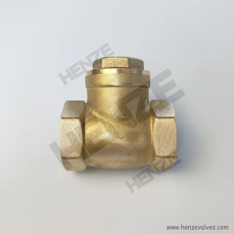 Buy Brass Copper Threaded Swing Check Valve Npt Or Bsp Pn Cl Wog from ...