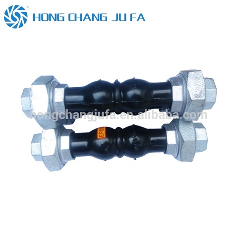Buy Bsp Thread Type Rubber Bellow Expansion Joint Twin Union Flexible ...