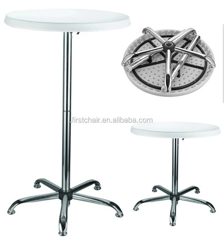 Buy Cheap Adjustable Plastic Bar Table Outdoor High Bar Cocktail Table ...