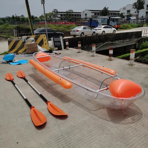 Buy Cheap Two-person Outdoor Canoe Invisible Kakay Paddle Clear Boat ...