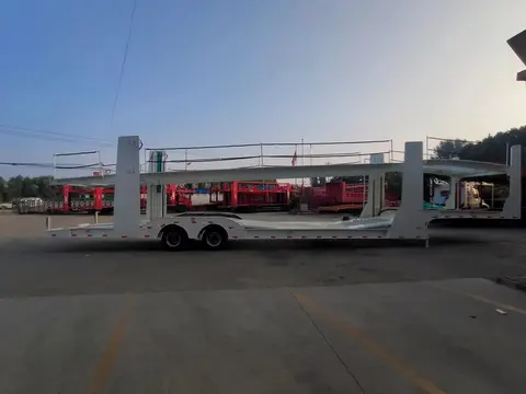 Buy China Manufacture Car Hauler Trailer 2/3 Axle Hydraulic Car Hauler ...
