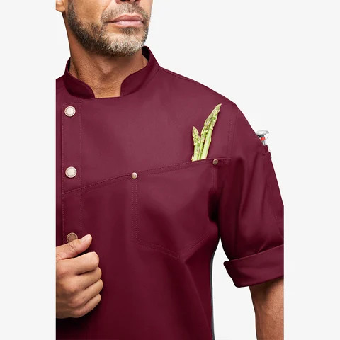 Buy Cook Costumes Restaurant Short Sleeve Chef Uniform Chef Jacket And ...