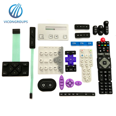 Buy Custom Silicone Rubber Numeric Push Button Silicone Rubber Keypads ...