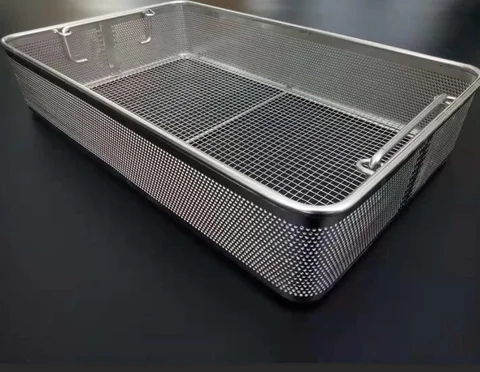 Buy Customizable 28 X 20 X 6 Cm Metal Tray 800 Micron Furnace Heat ...