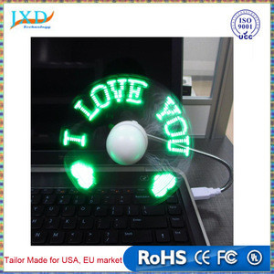 Buy Diy Gadget Mini Usb Fan Led Light Flexible Programmable Led Cooler ...