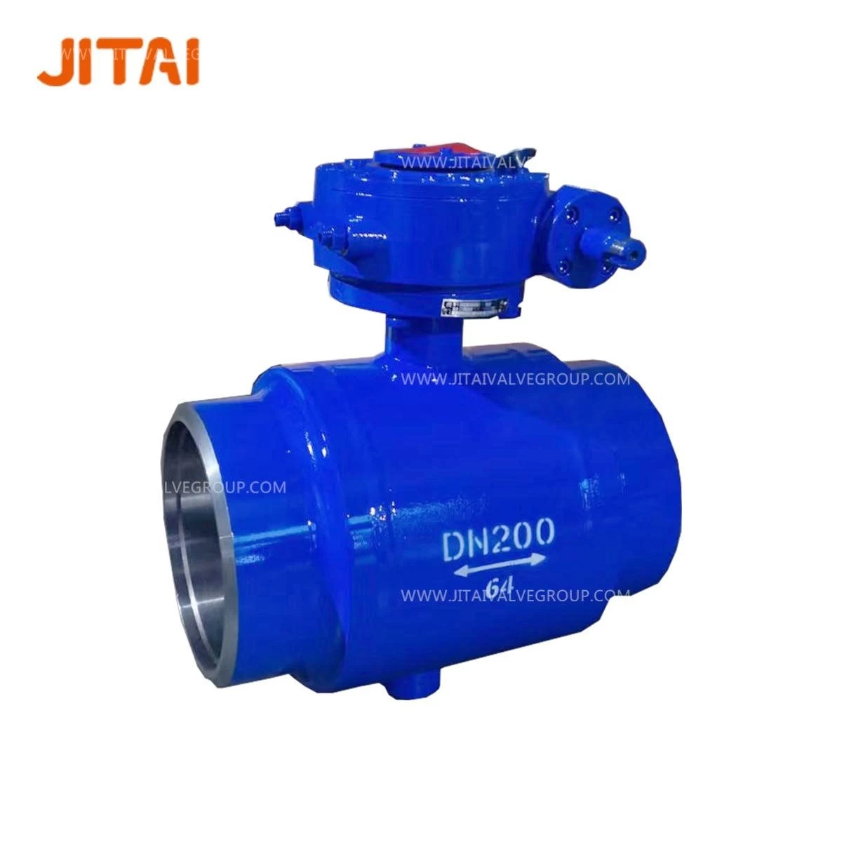 Buy Dn200 Gost Manual Trunnion Mounted Two Way Fully Welding Ball Valve from JITAI VALVE GROUP ...