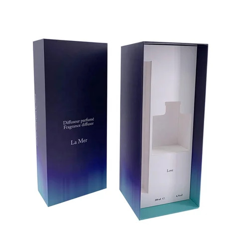 Buy Dongguan Custom Luxury Black Paper Reed Diffuser Candle Jars ...