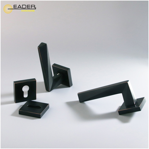 Buy Eader Copper Wire Drawing Design Simple Door Handle Zinc Alloy High ...