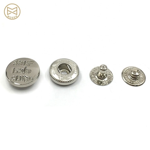 Buy Eco-friendly Zinc Alloy Custom Logo Engraved Round Silver Metal ...