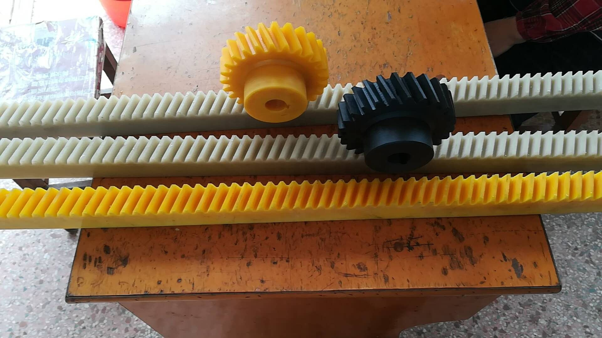 Buy Engineering Plastic Cnc Machining Pa6 Mc Nylon Gear Rack And Pinion ...