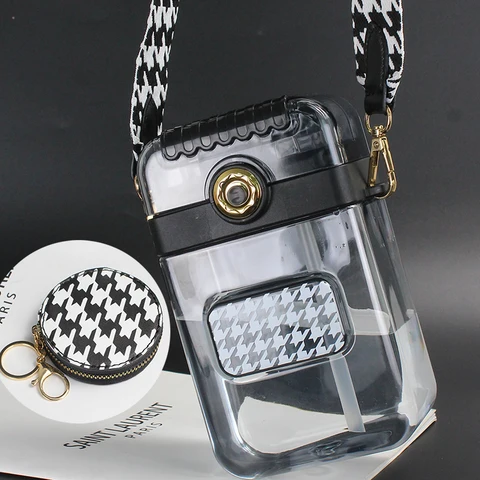 Buy Food Grade Square Drinking Bottle Clear Plastic 30oz 850ml Square ...