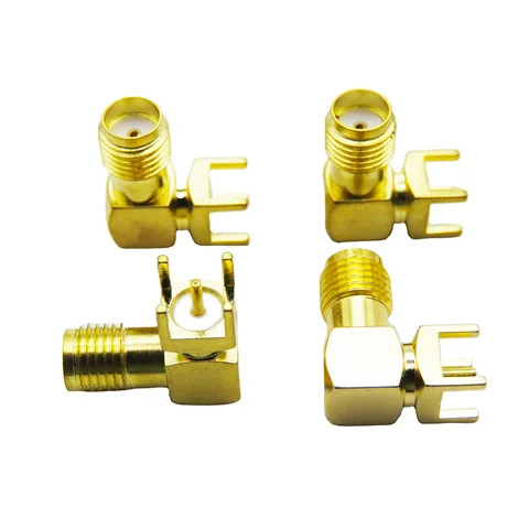 Buy Foxeco Rf Waterproof Connector Sma Right Angle Female Pcb Panel ...