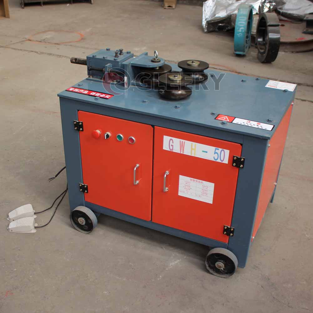 Buy Gwh-50/76/100 Model Angle Iron Bending Rolling Machine Steel Tube ...