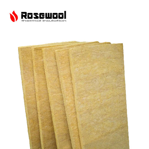 Buy High Density Lana De Roca Mineral Wool Bulk 100kg/m3 Rock Wool Slab ...