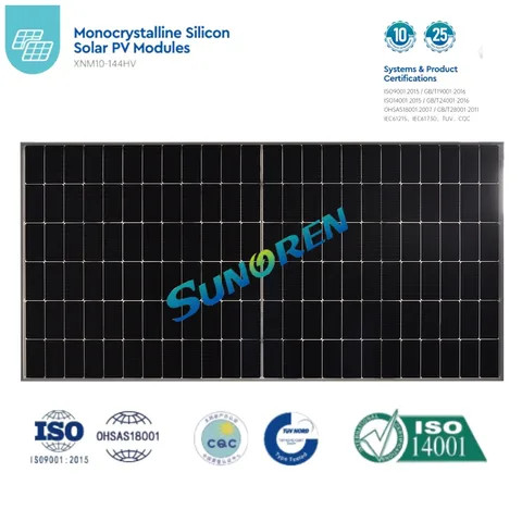 Buy High Efficiency 555 Watt Solar Panel Half Cut Solar Panels For ...