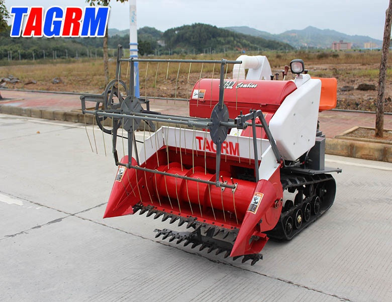 Buy Hot Sale Mini Grain Combine Harvester /crawler-type Wheat Reaper ...